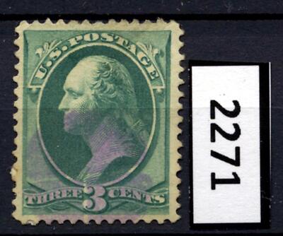 Dealer Dave US Stamps 1870 3¢ #147, BANKNOTES, WASHINGTON, BLUE CANCEL ...