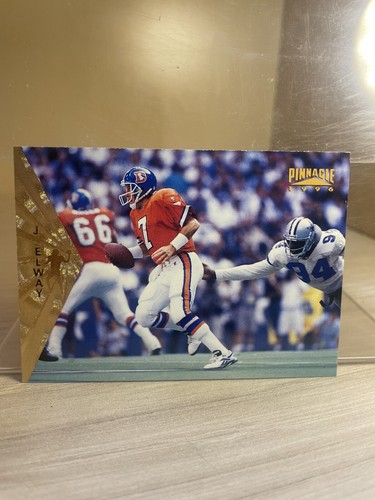 John Elway Quarterback Pinnacle 1996 NFL Card #67 Denver Broncos | eBay