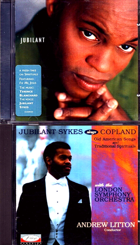 Lot of 2 Jubilant Sykes Christian Gospel Music CDs Sings Copland ...