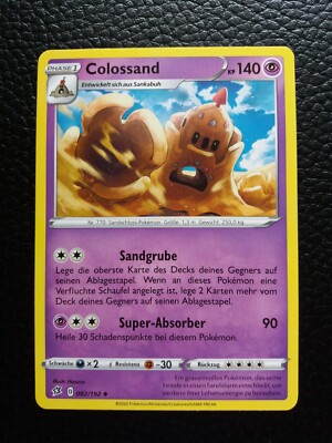 Pokemon Karte Colossand | eBay.de