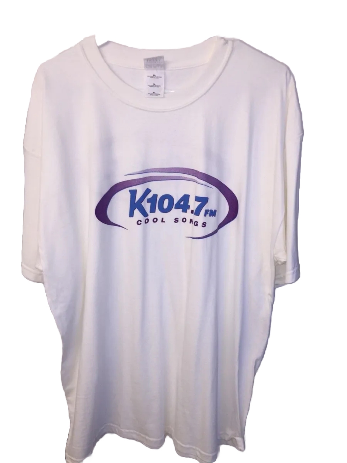 JACKSONVILLE, FLORIDA VINTAGE 1990s K104.7 FM RADIO STATION WHITE XL ...