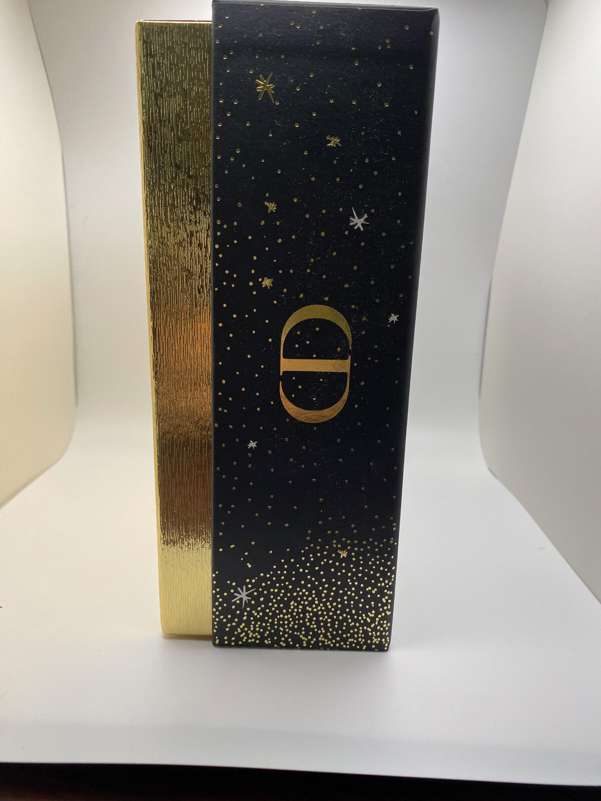DIOR Black & Gold Star Logo Gift Storage Box w/Lid NEW + Wrapped! | eBay