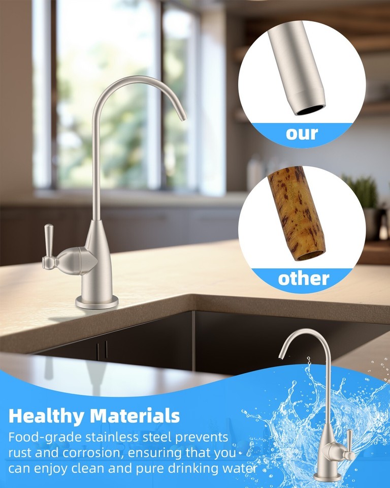 RO Reverse Osmosis Kitchen Sink Water Filter Faucet Drinking Water ...