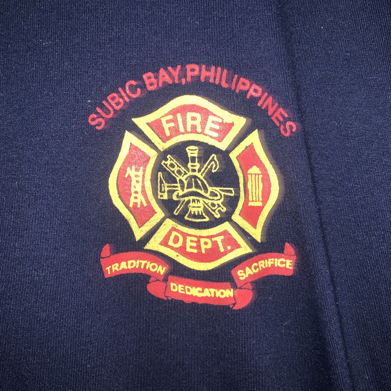 Subic Bay,Phillipines Fir Department Shirt size XL | eBay Australia