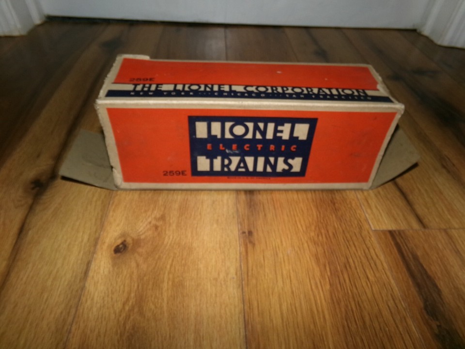 *PARTS** Lionel 259E Locomotive Gunmetal Gray Nickel Prewar O gauge ...