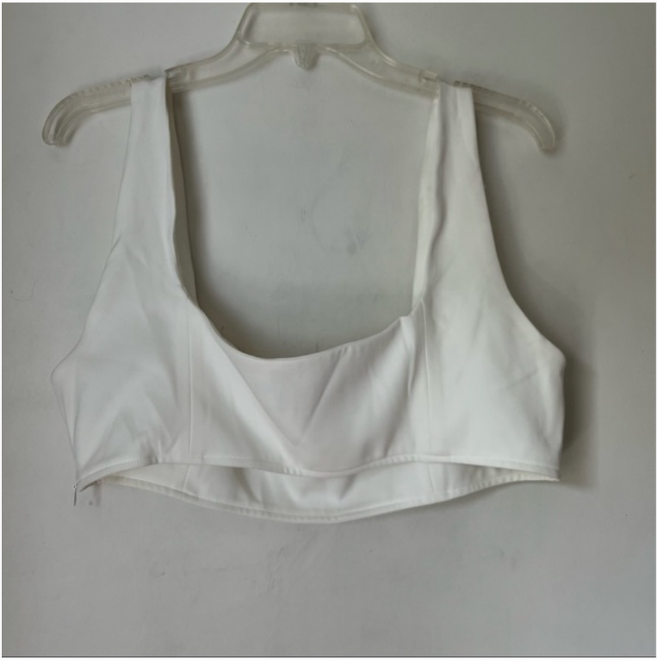 Princess Polly White Huxley Cropped Tank 12 | eBay