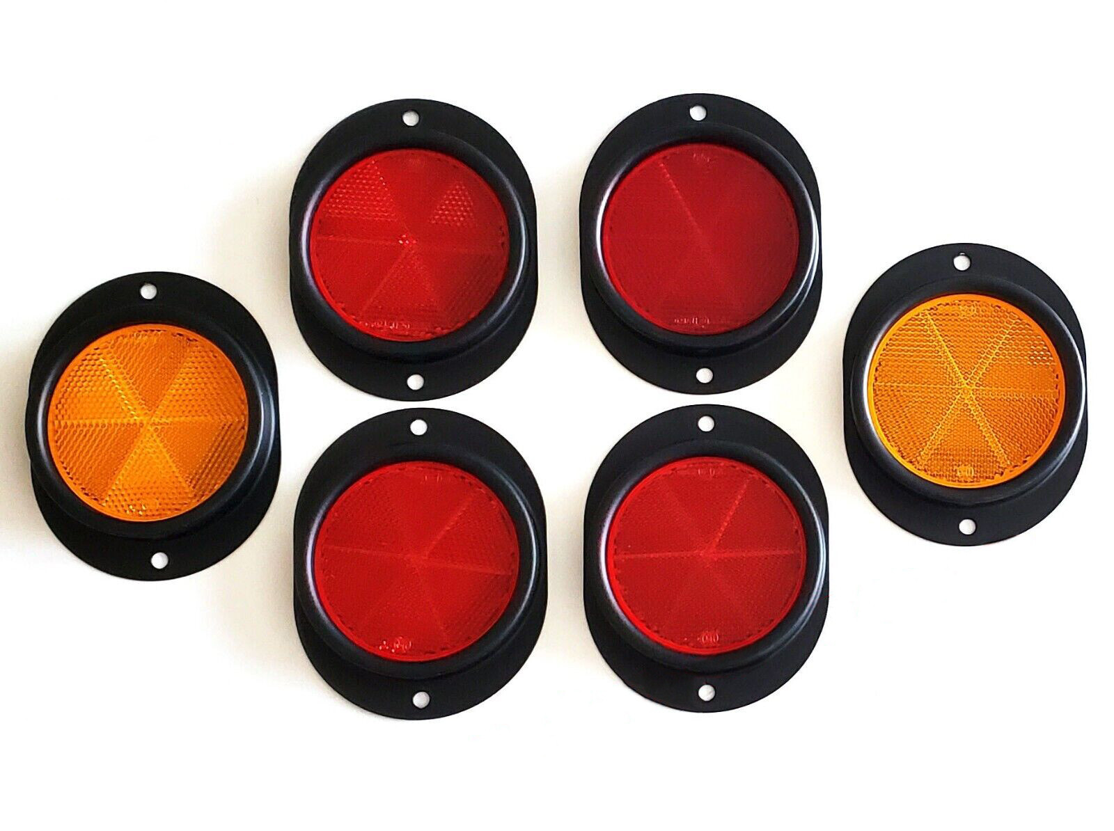 HMMWV Reflectors 6 pcs Kit Humvee M1123 M998 H1 M1083 M1151 M1152 M1165 ...