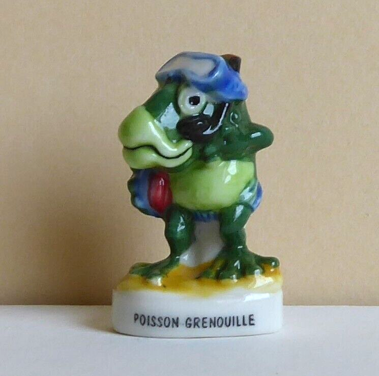 Fève Drôles de Poissons - 2003 - Le Poisson Grenouille | eBay.de