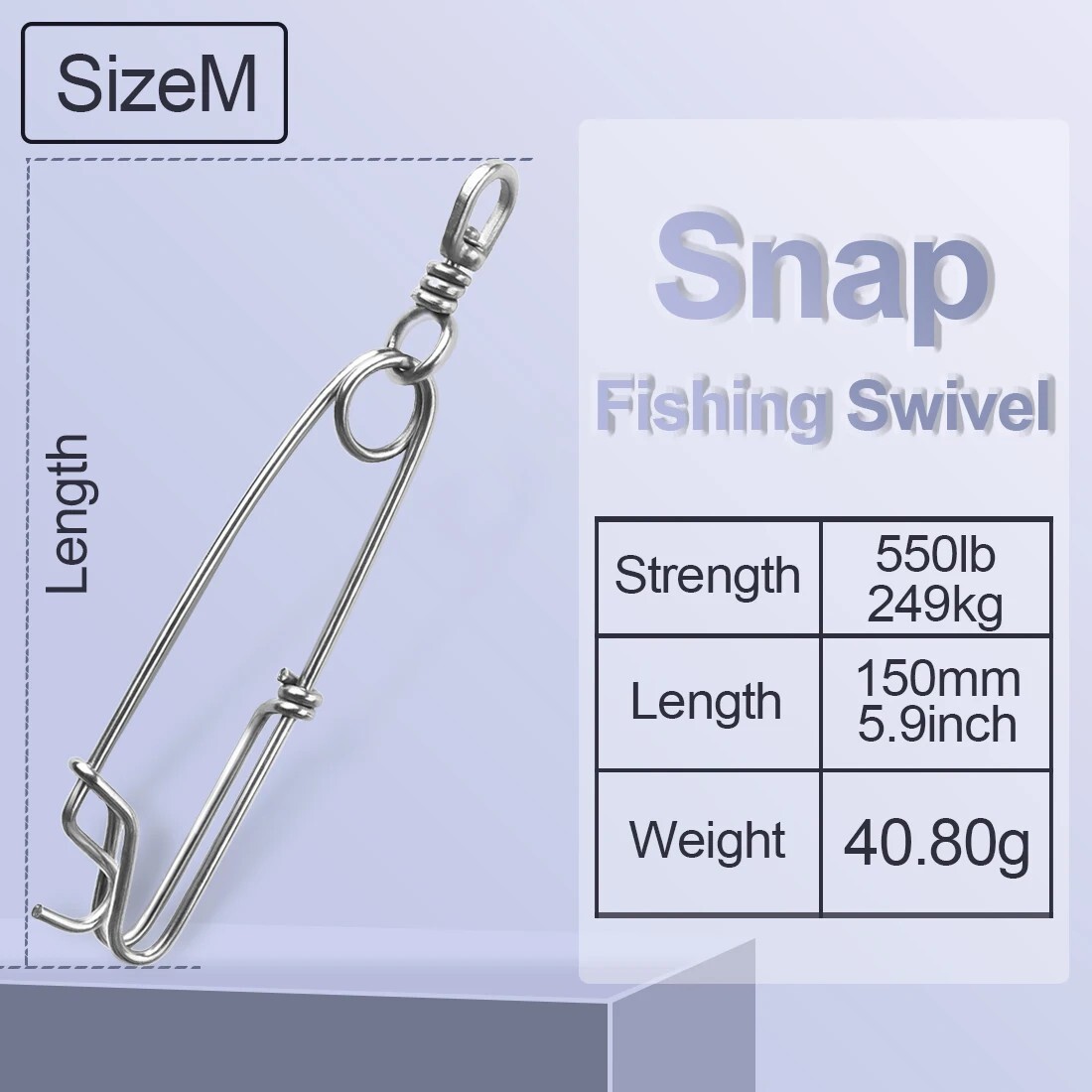 Tuna Long Line Snap Clip Shark Clips Heavy Duty Fishing Snap Swivel ...