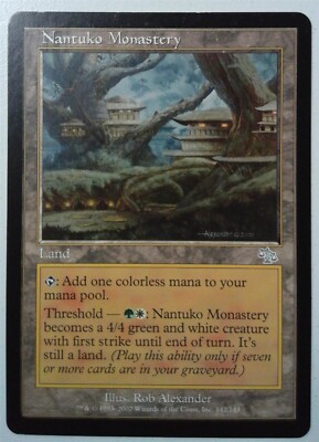 Nantuko Monastery *Uncommon* Magic MtG x1 Judgment MP | eBay