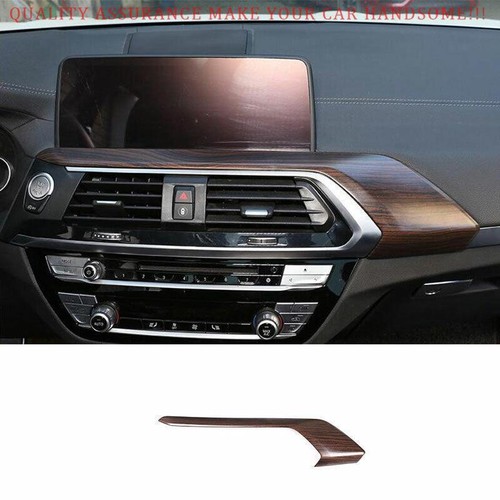 For BMW X3 X4 2018-2024 Pine Wood Grain Center Console Instrument Dash ...