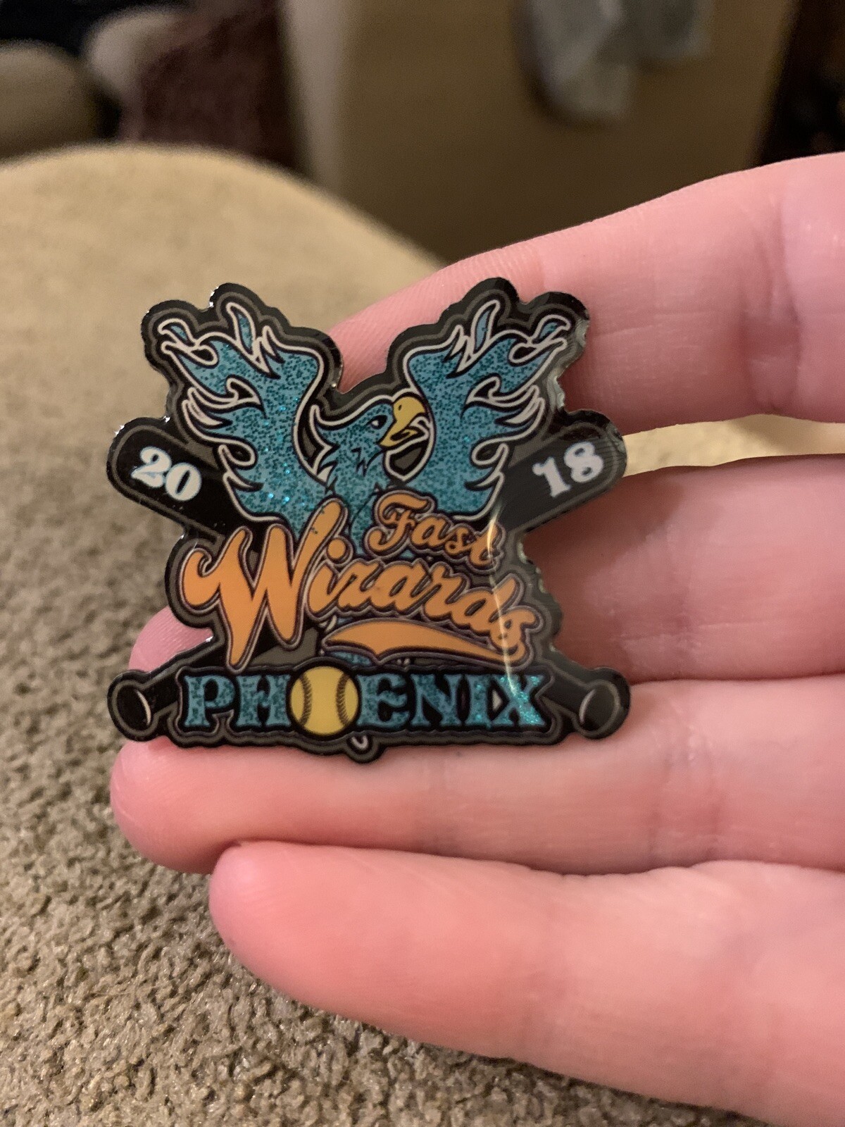 Fast Wizards Phoenix 2018 Fastpitch Travel Softball Team Lapel Pin (GW2 ...