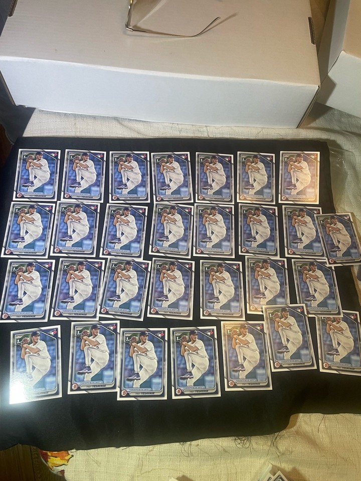 Trey Yesavage 50 Card Lot Bowman 1st Card BD-92 1st Toronto Blue Jays | eBay
