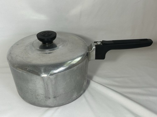 Magnalite USA 3 Quart Saucepan 4683 Lid & Handle Aluminum Pot Double ...