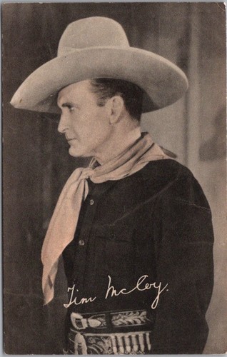 Vintage 1930s TIM McCOY Postcard American Western Movie Actor ...