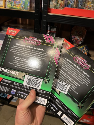 Pokemon TCG Scarlet & Violet Shrouded Fable Kingambit Collection Box ...