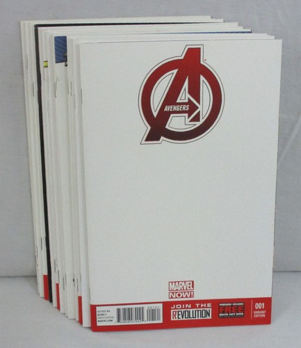 Marvel Blank Sketch Variant Cover Comic Lot X-Men Avengers Wolverine ...