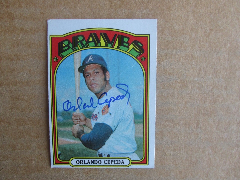 1972 TOPPS BASEBALL SIGNED AUTOGRAPH CARD SINGLES COMPLETE YOUR SET ...
