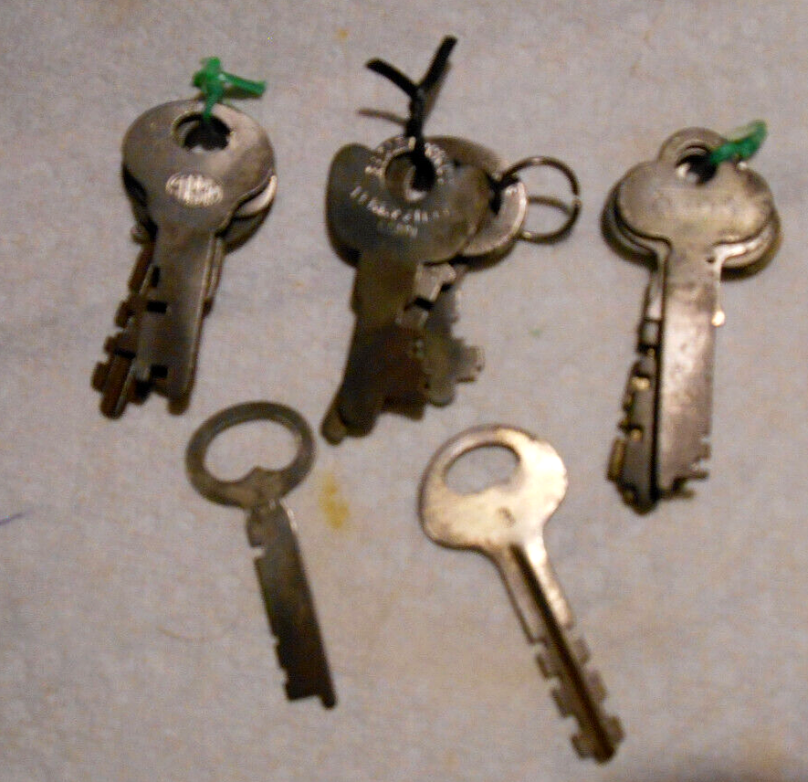 Vintage Lot 14 Numbered Corbin Eagle Fraim Slaymaker Yale Flat Lock ...