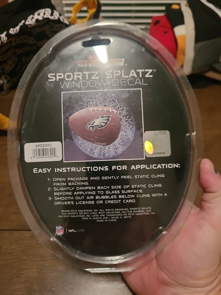 Nice NFL Sports Splatz Pittsburgh Steelers Window Decal. NIP | eBay