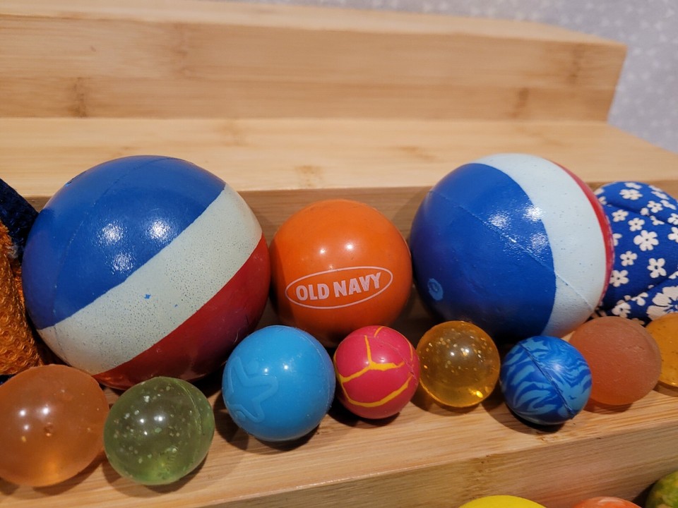 Vintage Bouncy Ball Foam Super Balls Hacky Sack Jacks Old Navy Lot 50 ...