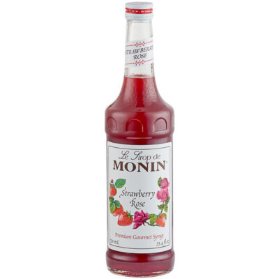 Monin Premium Strawberry Rose Flavoring Syrup | eBay