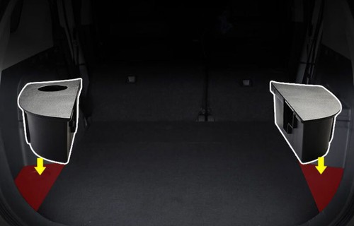 Matte Black Tailgate Rear Storage Box Cover For Mitsubishi Outlander ...