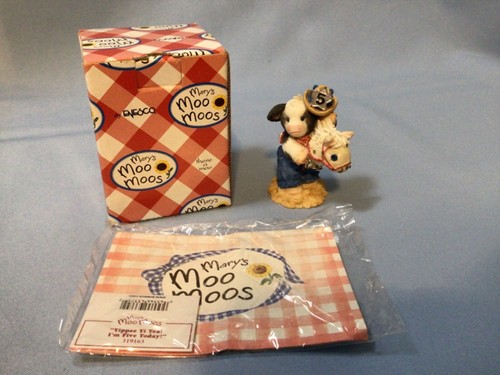 Mary's Moo Moos Birthday Cow Figurine Age 5 Enesco 1997 | eBay
