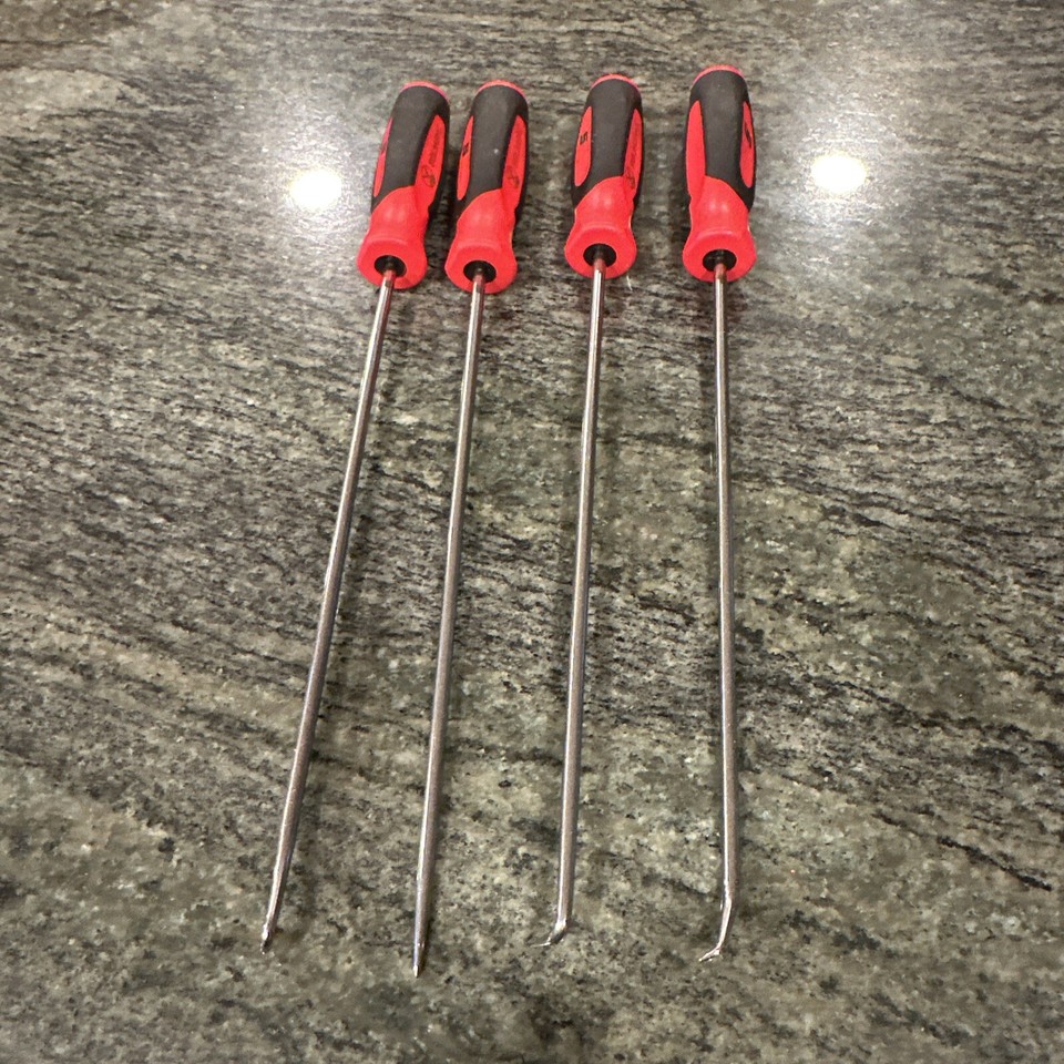 Snap On sglasa204cr 4 pc long soft grip pick set | eBay