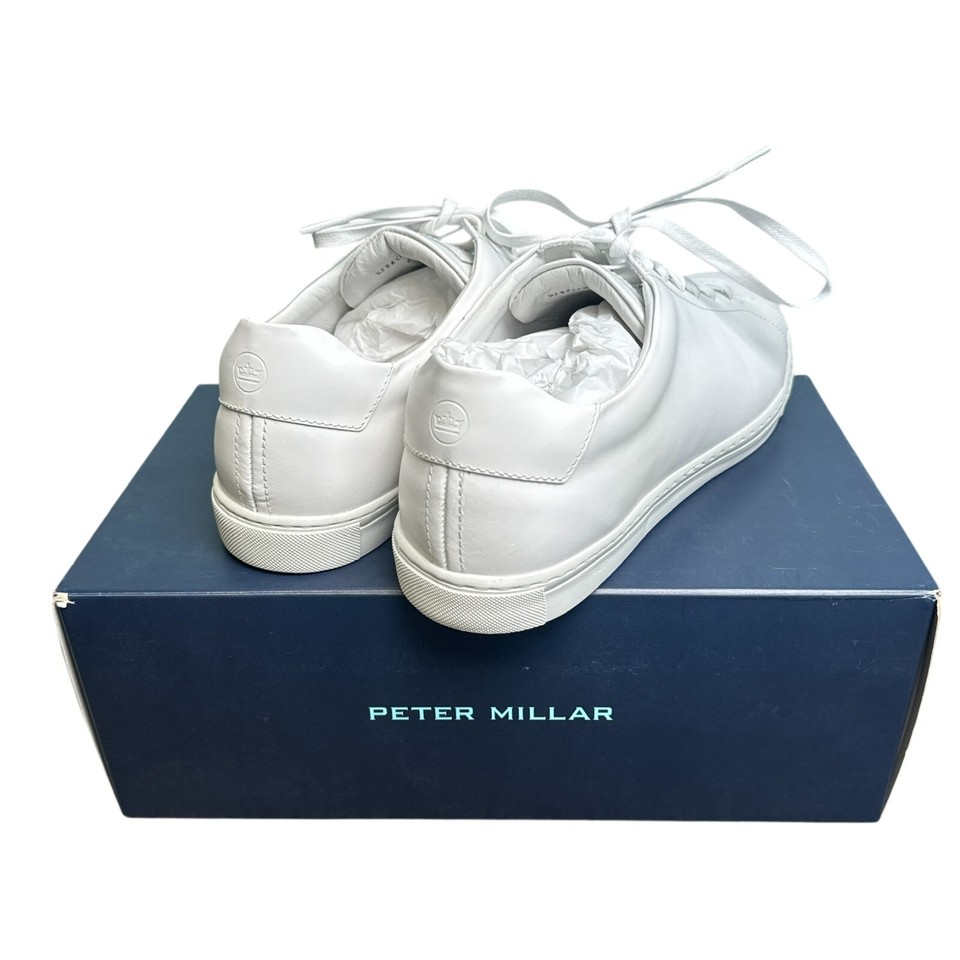 Peter Millar Vantage Lite Sneakers White Mens 10 Golf Casual Shoes New ...