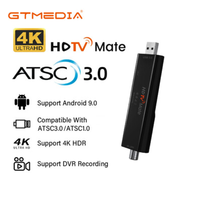 GTMEDIA ATSC 3.0/1.0 NextGen TV Tuner Stick DVR over-the-air 4K OTA ...