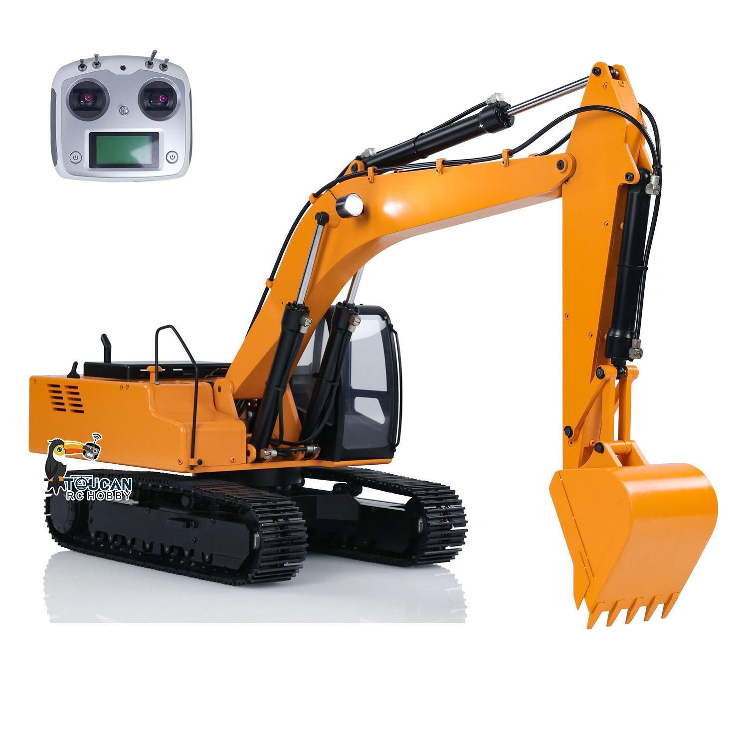 JDModel 1:12 RC Hydraulic Excavator 4200XL Model Digger with Tracks ...