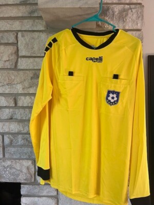 capelli referee jersey - Yellow - Long Sleeve Size: M | eBay