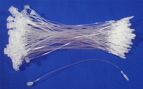 100 Clear 5" Manual Security Loop Tagging Fasteners Lock Pin Tag Cable ...