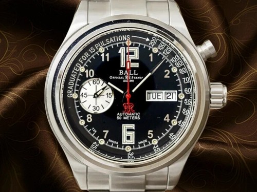 Ball Watch Trainmaster Pulsemeter Pro Automatic One-Push Chronograph | eBay