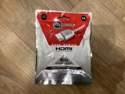 Generations 2200 Series 4 FT HDMI Standard Speed HDMI Cable 1080P HD ...