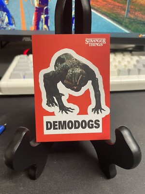 2023 Zerocool Stranger Things Fright Flicks Demodogs Sticker Insert #S-2 | eBay