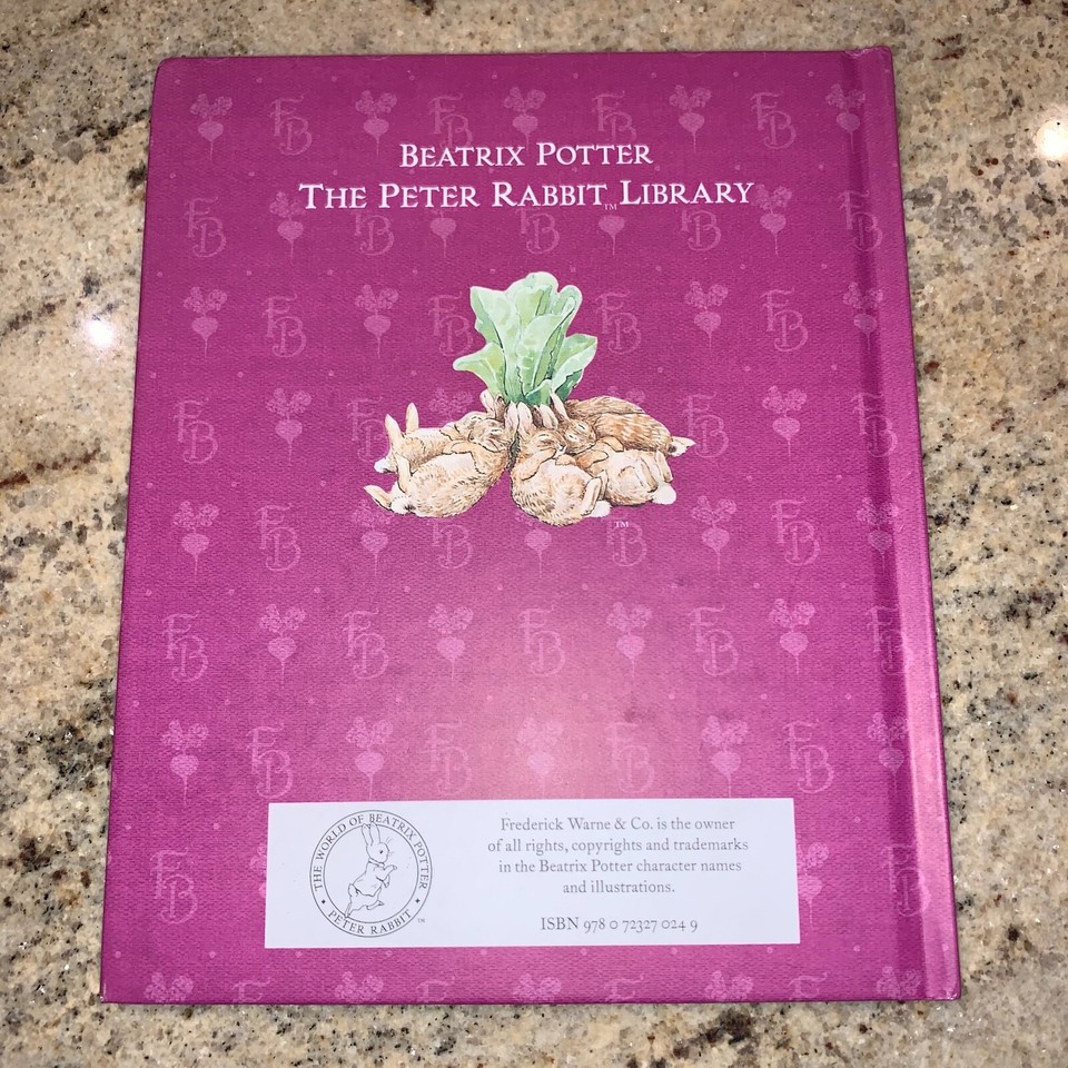 Peter Rabbit Hardcover Library Book Tale of The Flopsy Bunnies #10 ...