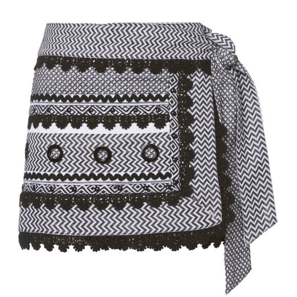 Dodo BAR Or Aviva Wrap Baumwolle Minirock/Schwarz | eBay