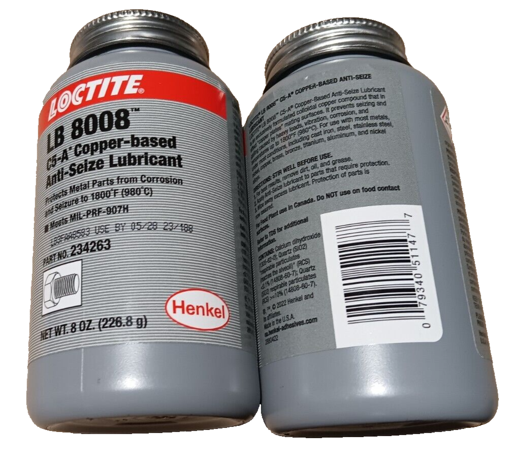 (1 Pack) Loctite General Purpose Anti-Seize Lubricant Graphite LB 8008 ...
