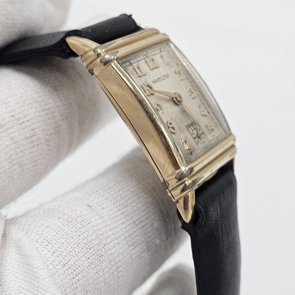 Hamilton Men’s Vintage Model Cal 982 Gold Filled 19 Jewel Mechanical ...