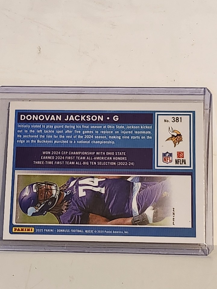 2025 Panini Donruss Optic Preview Red Pandora Donovan Jackson Rookie ...