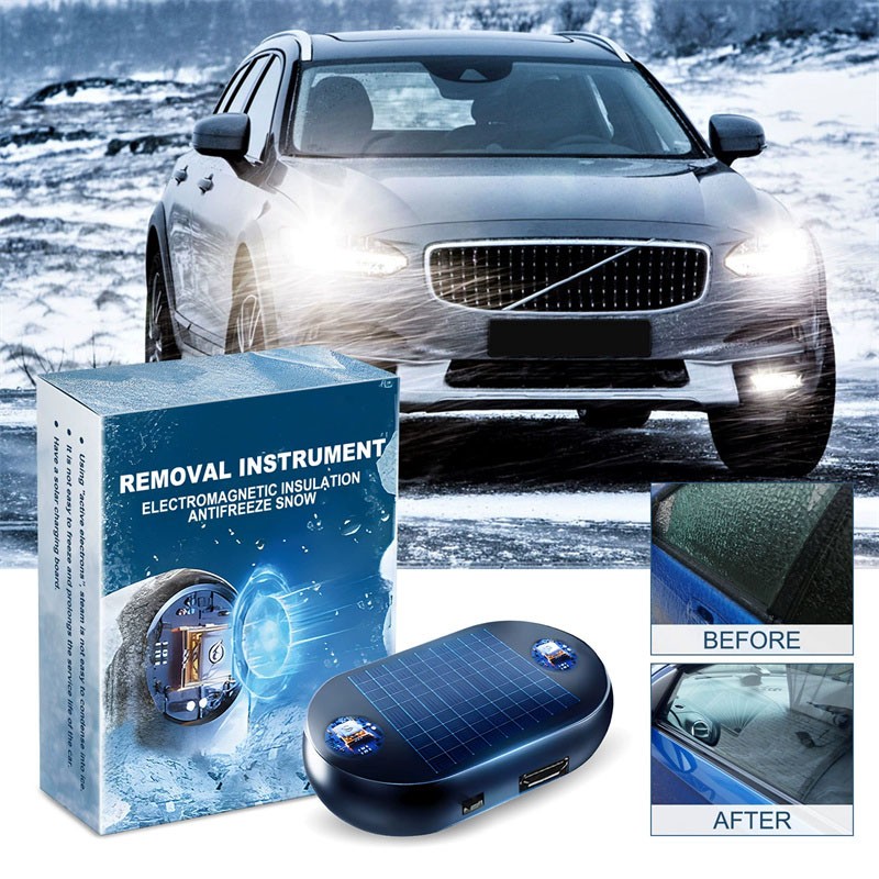 NEW Electromagnetic Car Snow Removal Device Upgrade Solar Drive Car ...