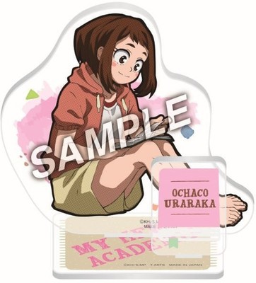 Acrylic stand/acrylic panel Ochaco Uraraka Reading Full body acrylic ...