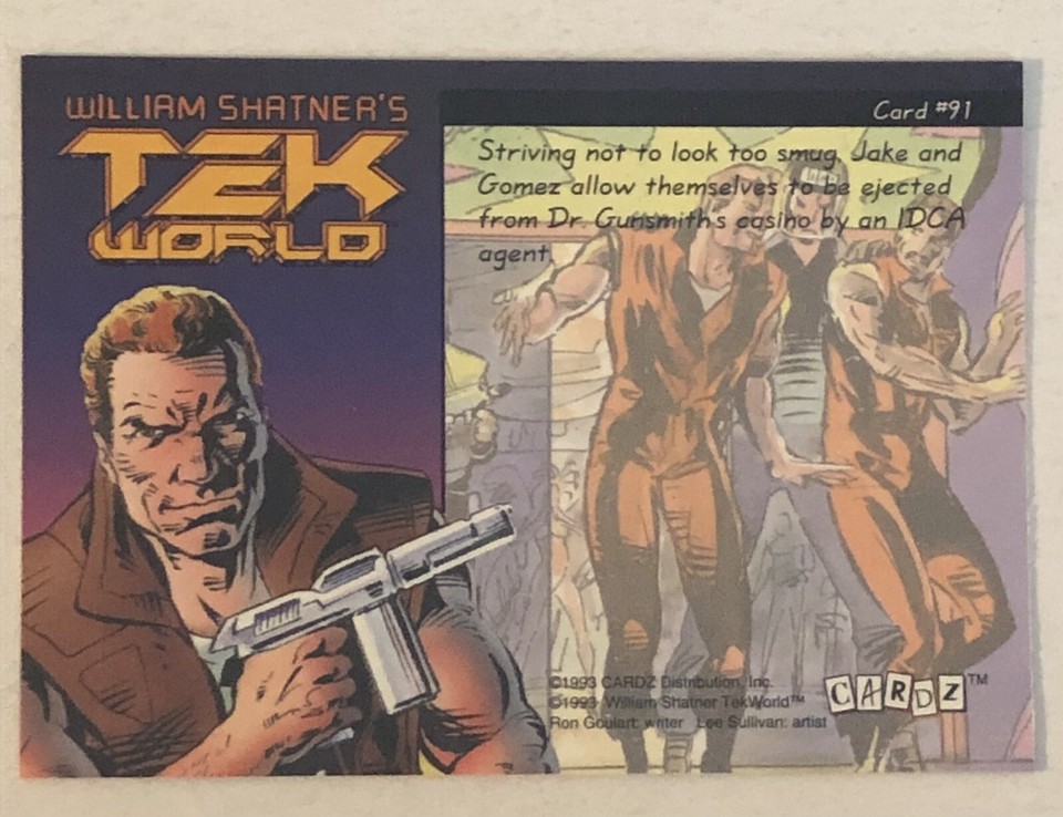 William Shatner’s Tek World Trading Card Tek War #91 | eBay