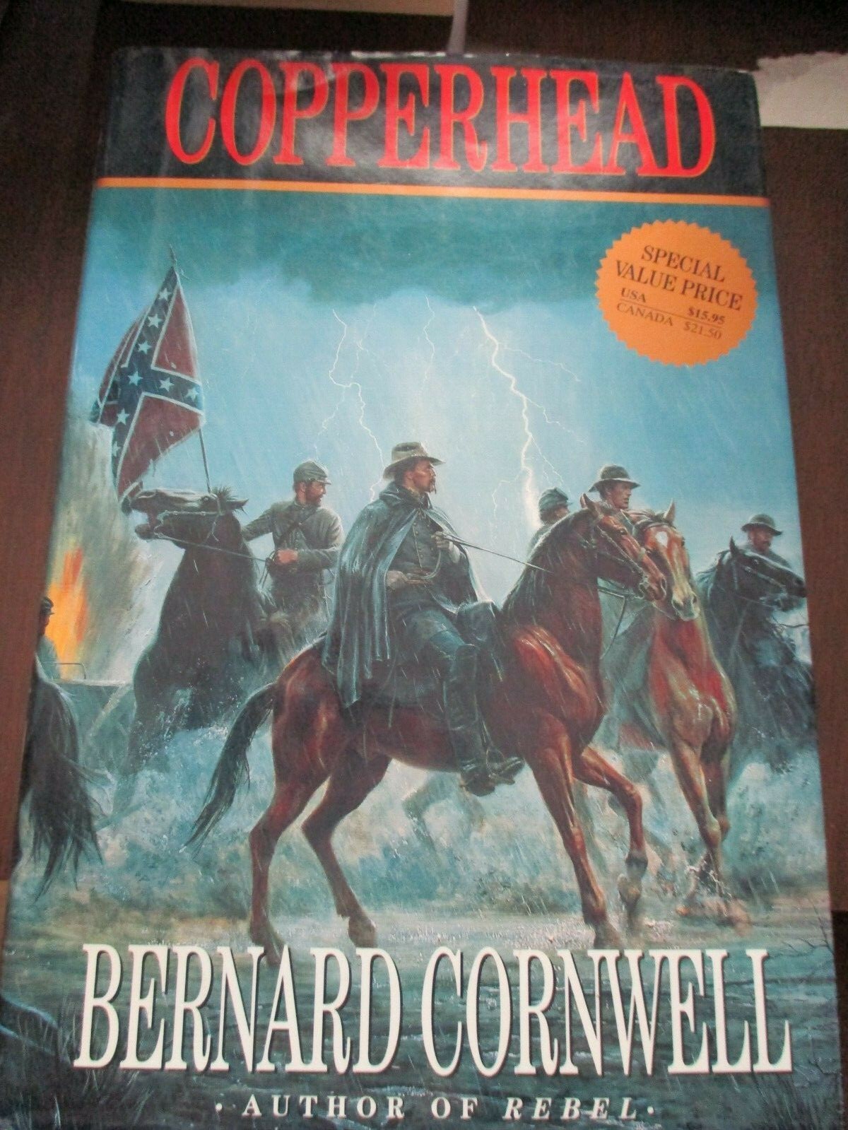 "Copperhead" By Bernard Cornwell, 1st Edition, 1994 Hardcover S19 | eBay
