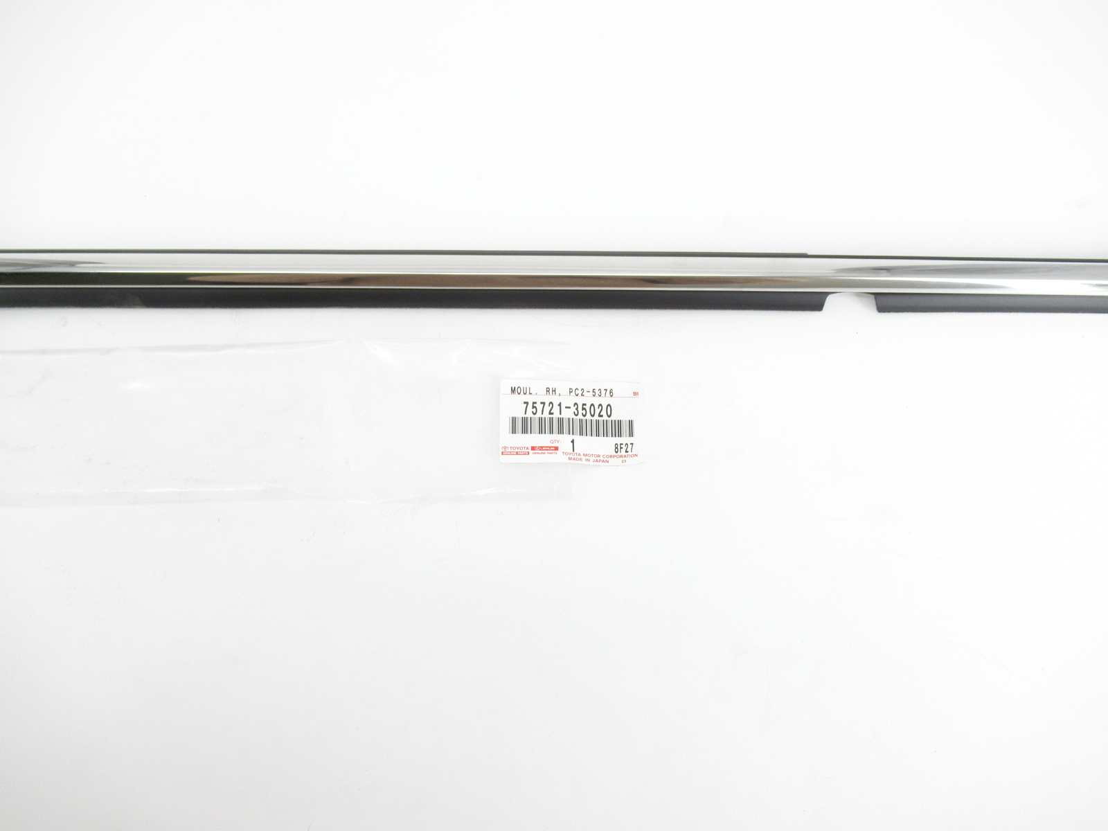 Genuine OEM Toyota 75721-35021 Belt Molding Passenger Rear 2014-2019 ...