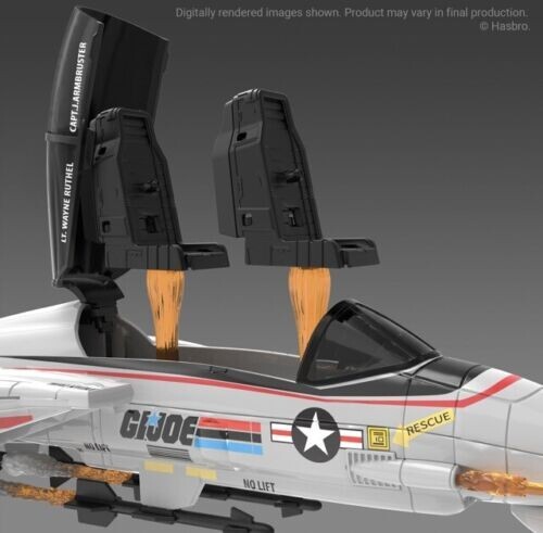 GI Joe SKYSTRIKER HasLab in-hand Hasbro NO FIGURES Jet + ammo cart ONLY ...