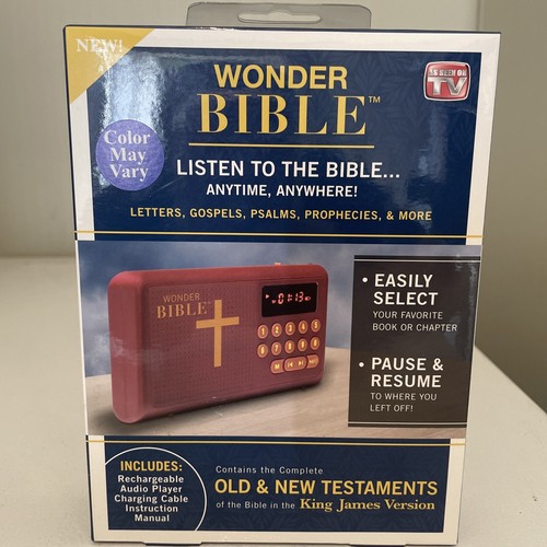Wonder Bible Download KJV Audio Bible Player - Electronic Talking Bible ...