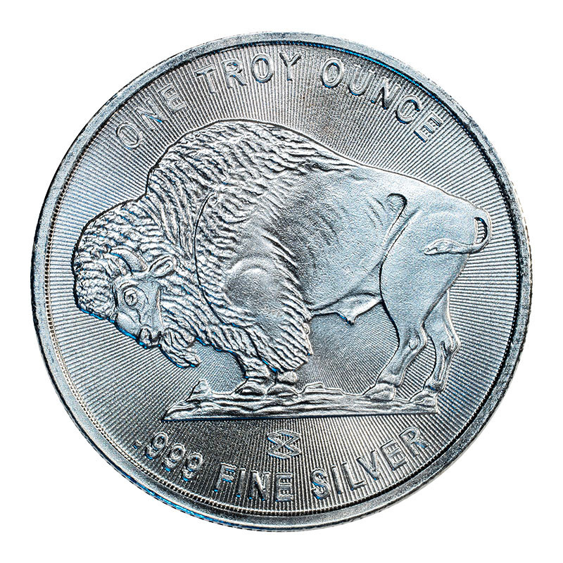 1 oz Buffalo Silver Round .999 Fine with Radial Lines $@! | eBay